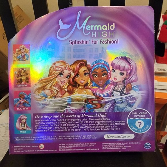 Mermaid High | Toys | Mermaid High Searra Deluxe Mermaid Doll Comes ...